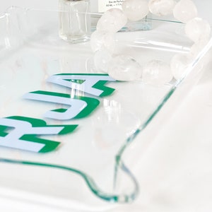 Personalized Acrylic Tray Monogram Gift for Friend Graduation Gift for ...