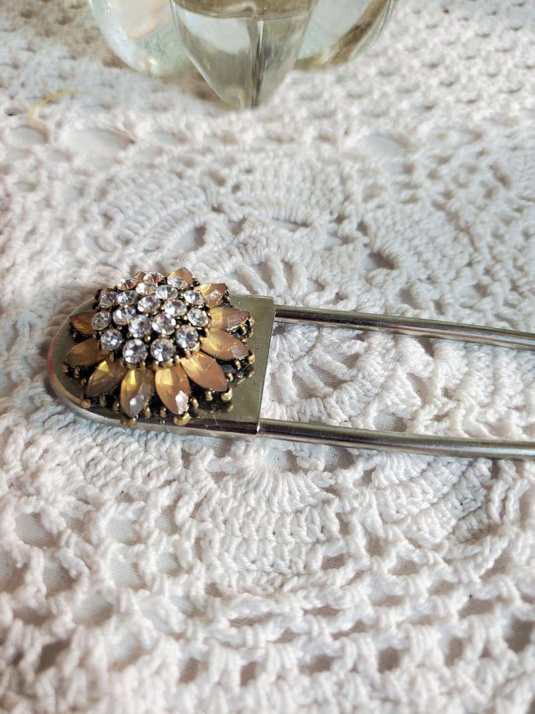 Safety Pin Large 5 Inch Hat Vintage Keychain Decoration Wedding Gift ...