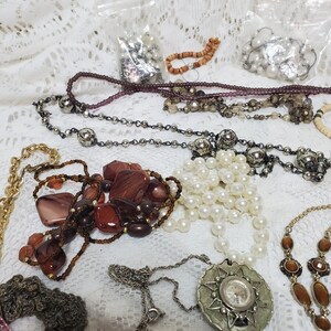 Chains Necklace Beaded Jewelry Useable and Repurposed Lot - Etsy