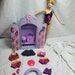 Barbie Doll Closet Dresser Furniture Shoe Rack Swimsuit Skirt Shoes ...