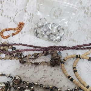 Chains Necklace Beaded Jewelry Useable and Repurposed Lot - Etsy