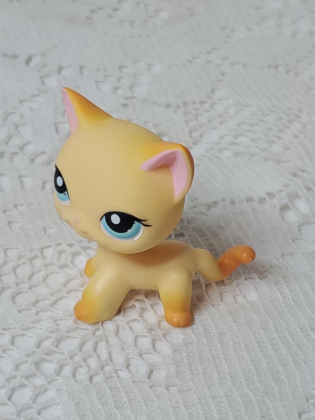 Littlest Pet Shop Shorthair Cat Brooke Hayes #339 Authentic Rare Blue ...