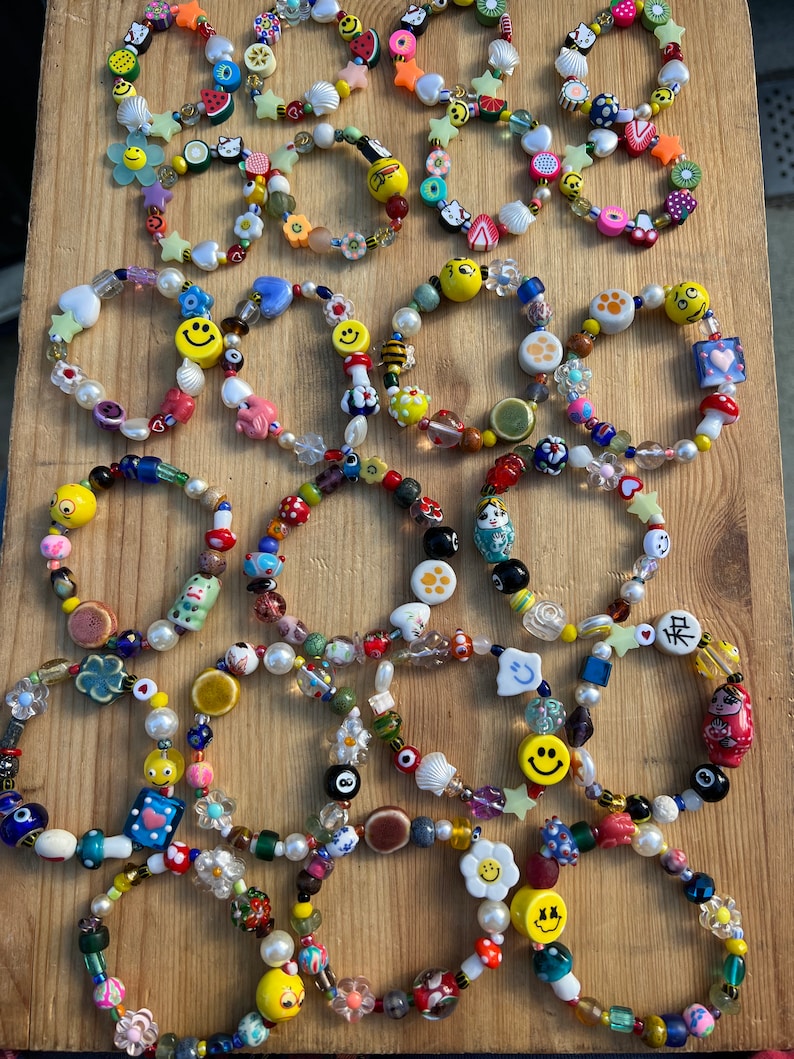 Colorful Candy Bracelets - Etsy