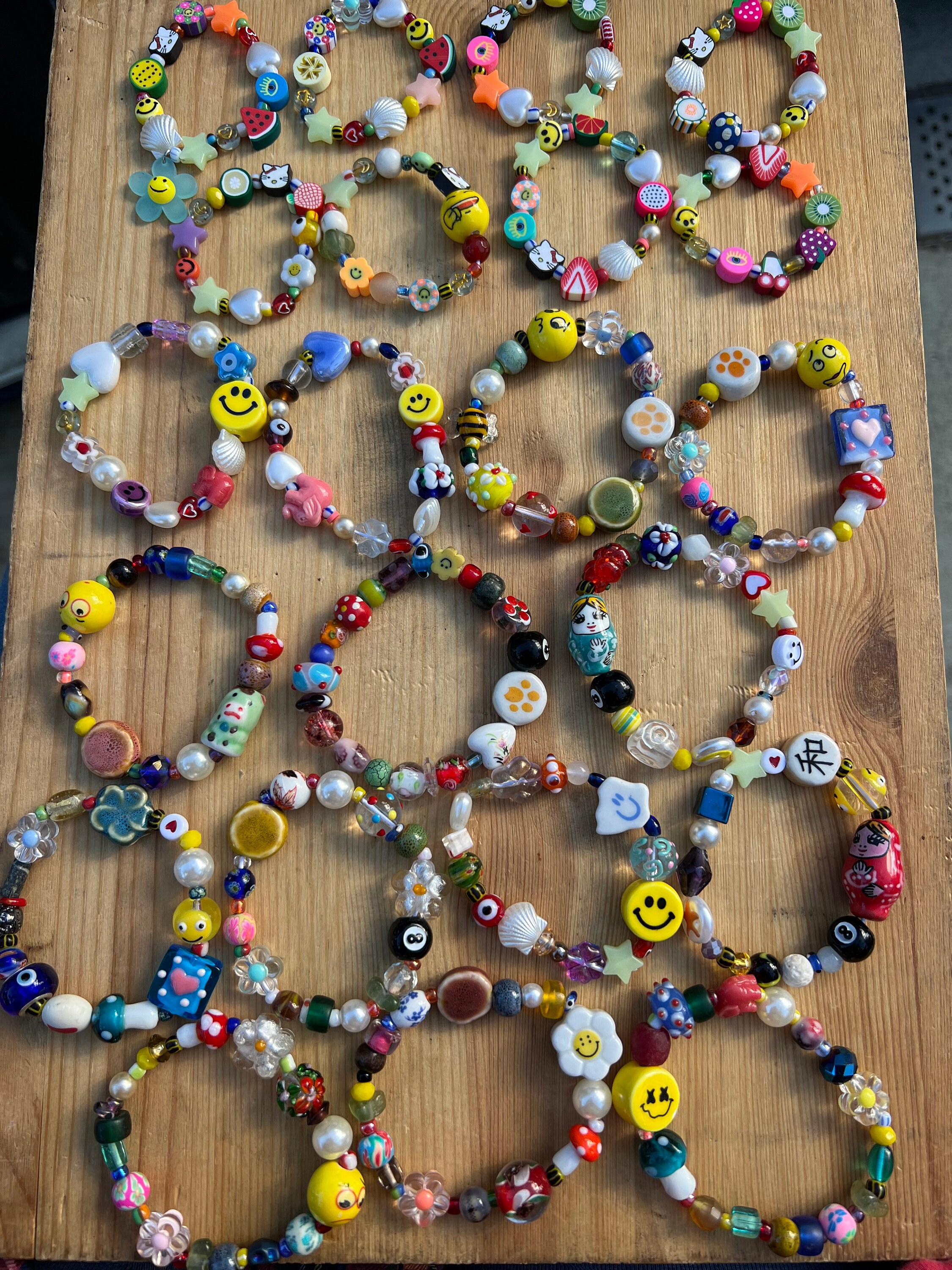 Colorful Candy Bracelets - Etsy