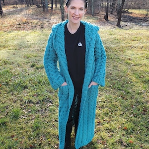 Crochet Jacket Pattern PDF - Duster Jacket- Crochet Sweater Pattern in ...