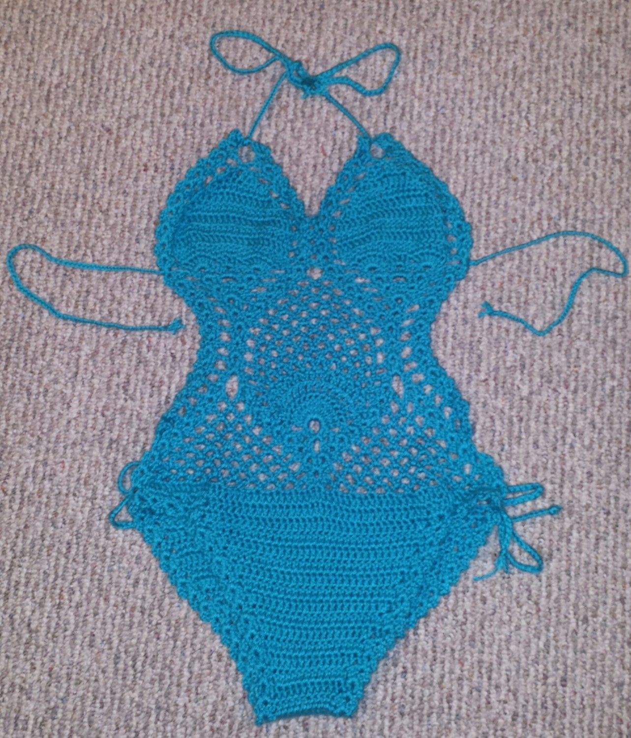Crochet Bathing Suit Pattern, PDF, Crochet Monokini Crochet Pattern ...