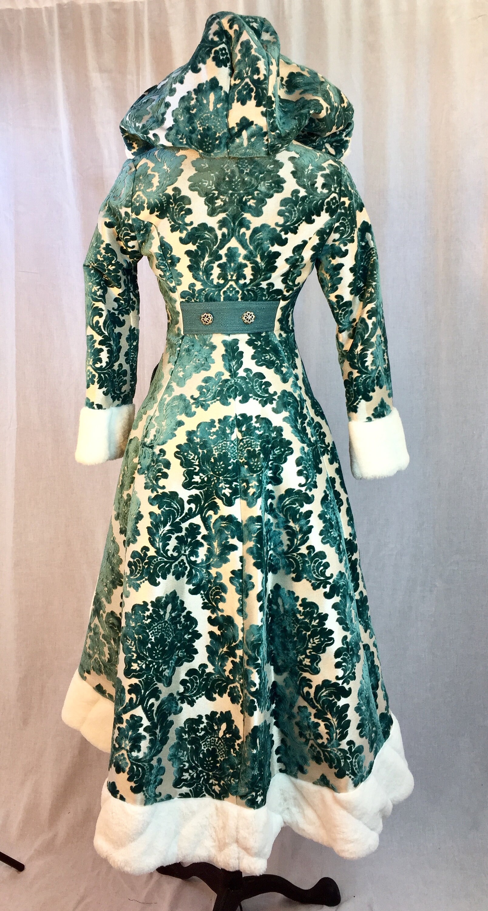 Snow Queen Coat in Willow Turquoise - Size 0 - Etsy