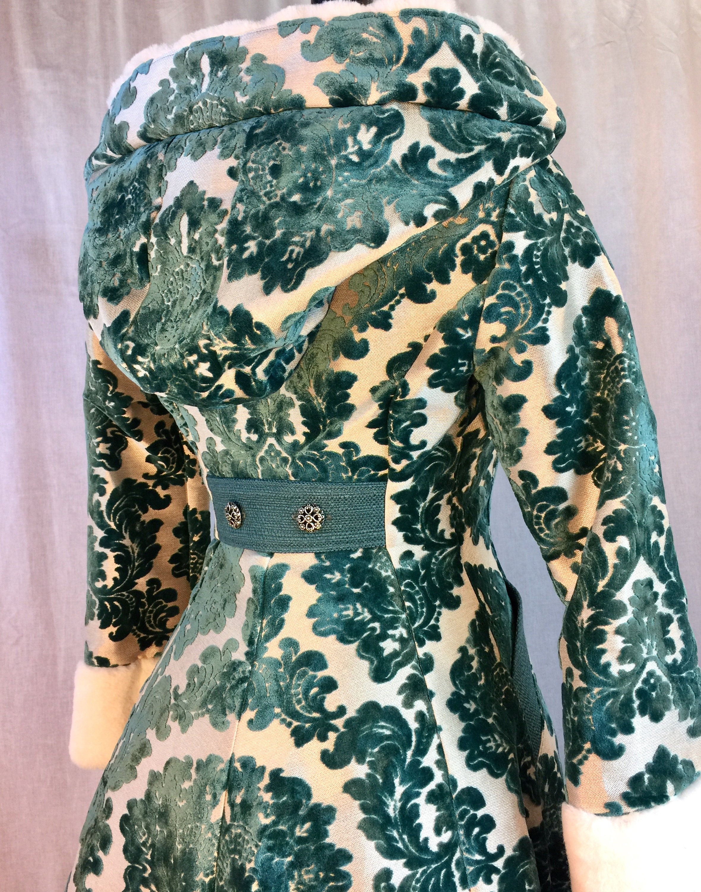 Snow Queen Coat in Willow Turquoise - Size 0 - Etsy