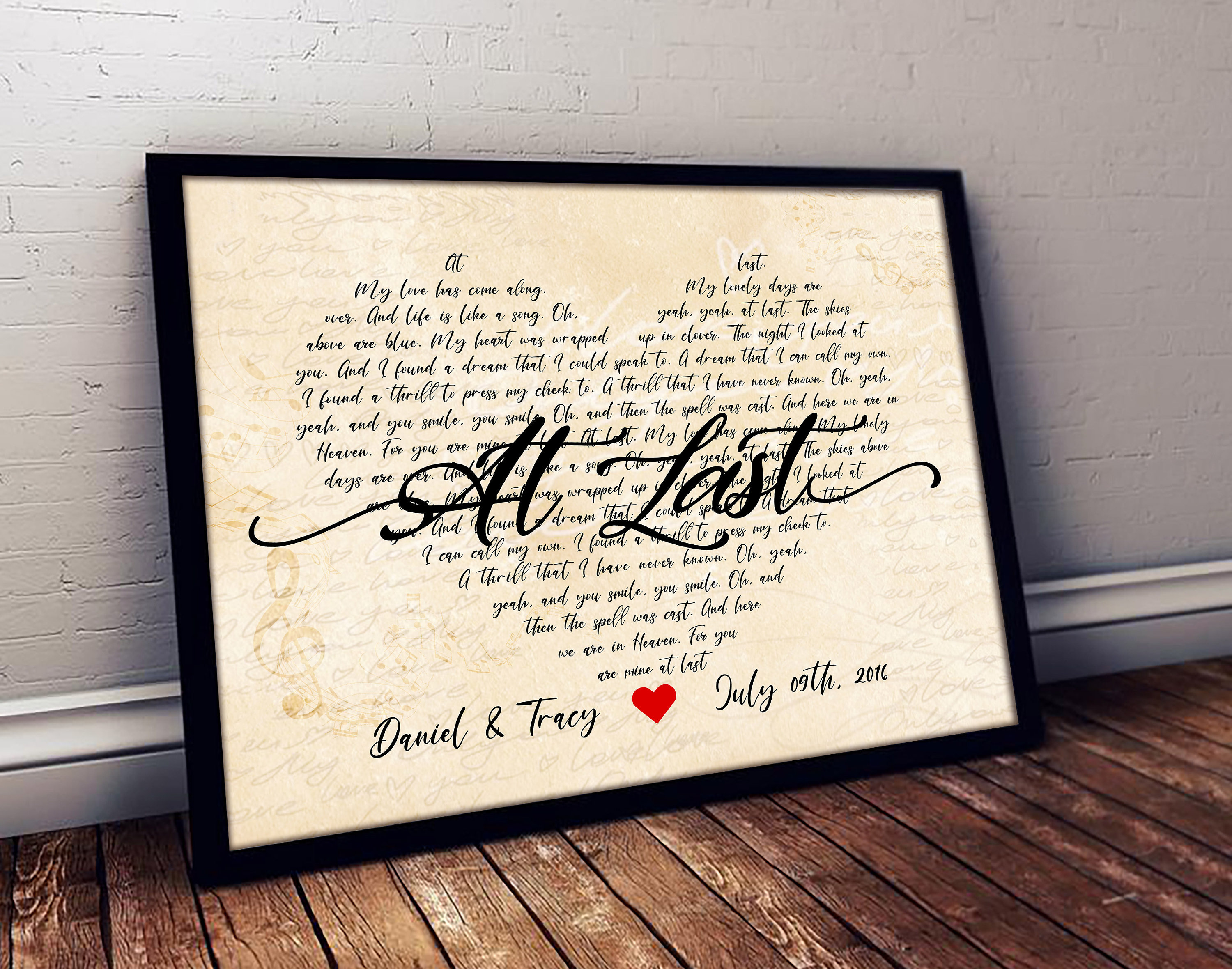 Song Lyrics Wall Art Song Lyrics Poster Custom Song Lyrics | Etsy