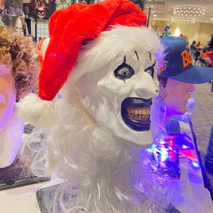 ART the CLOWN SANTA Head Bust - Etsy