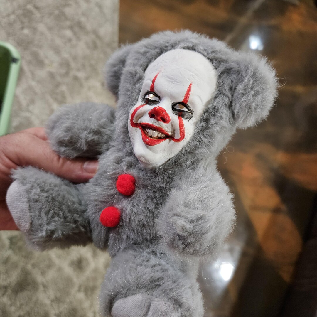 Pennywise It Teddy Bear - Etsy New Zealand