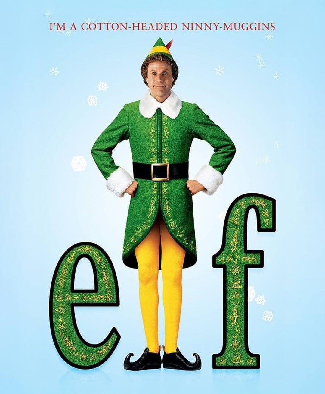 Buddy The Elf Will Ferrell Statue Lifesize Prop Etsy
