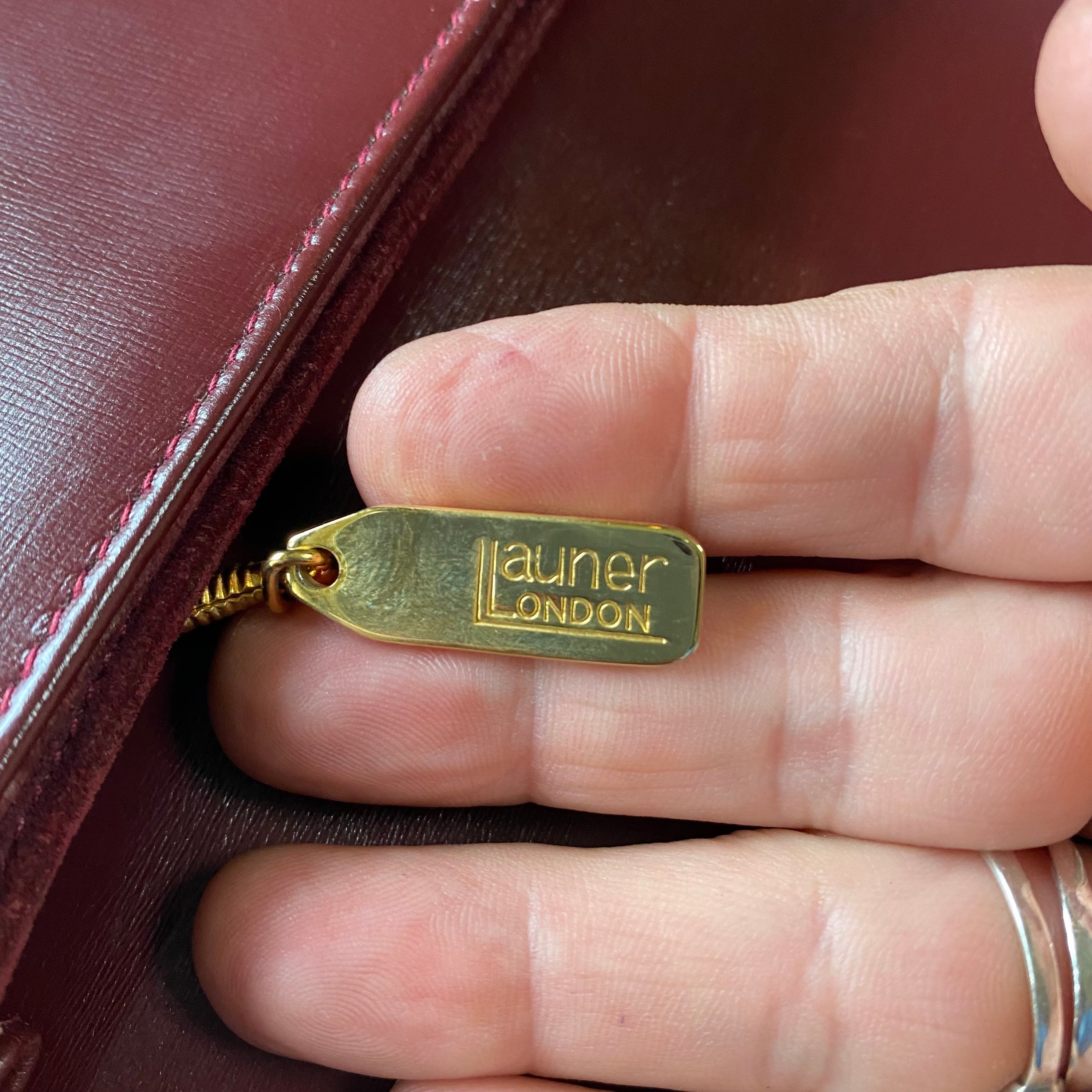 Rare Vintage B Launer & Co London LTD Leather Handbag Queen - Etsy