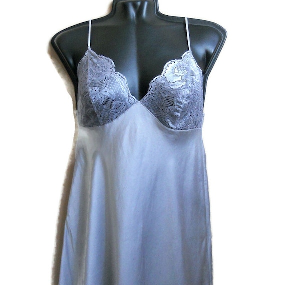 Silk Lace Camisole Vintage Italy Ladies Underwear Gray Silk Slip Etsy UK