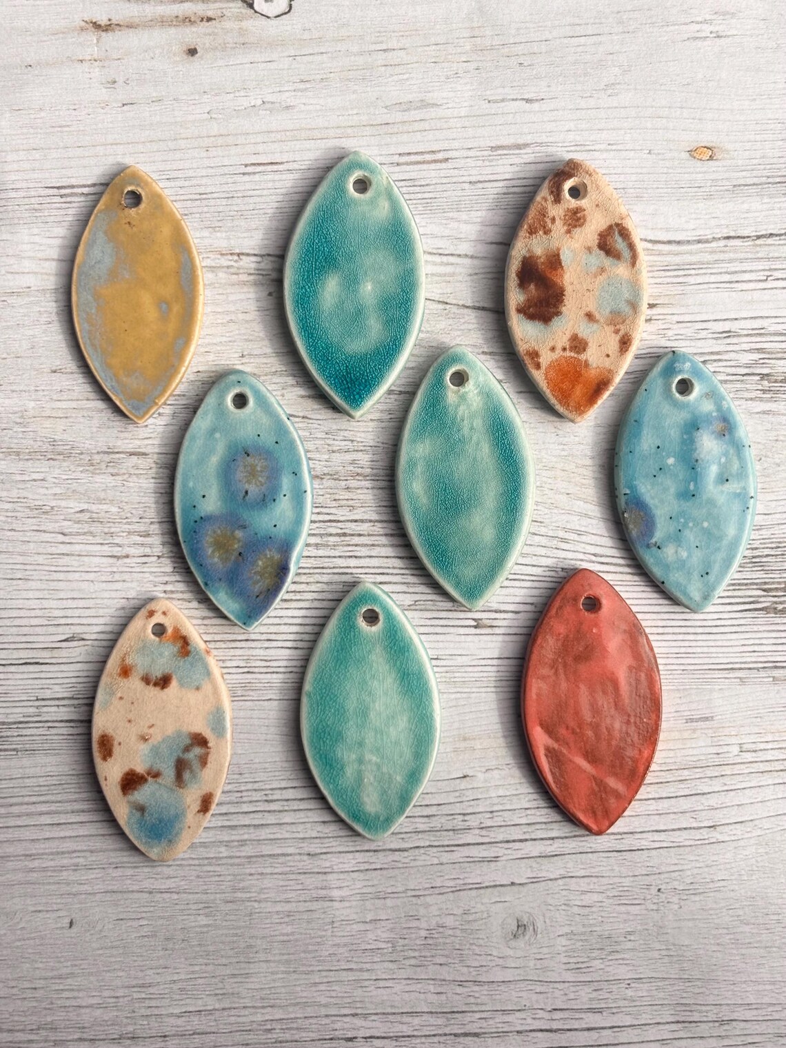 Handmade Ceramic Pendant - Etsy UK