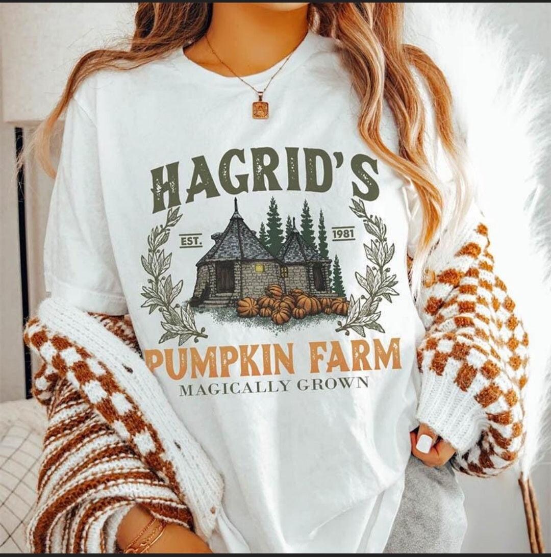Hagrid's Pumpkin Farm Halloween T-shirt or Crewneck Magically Grown - Etsy