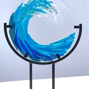 Glass Wave Stand Art - Etsy