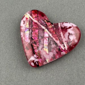 Cast Glass Pocket Heart - Etsy