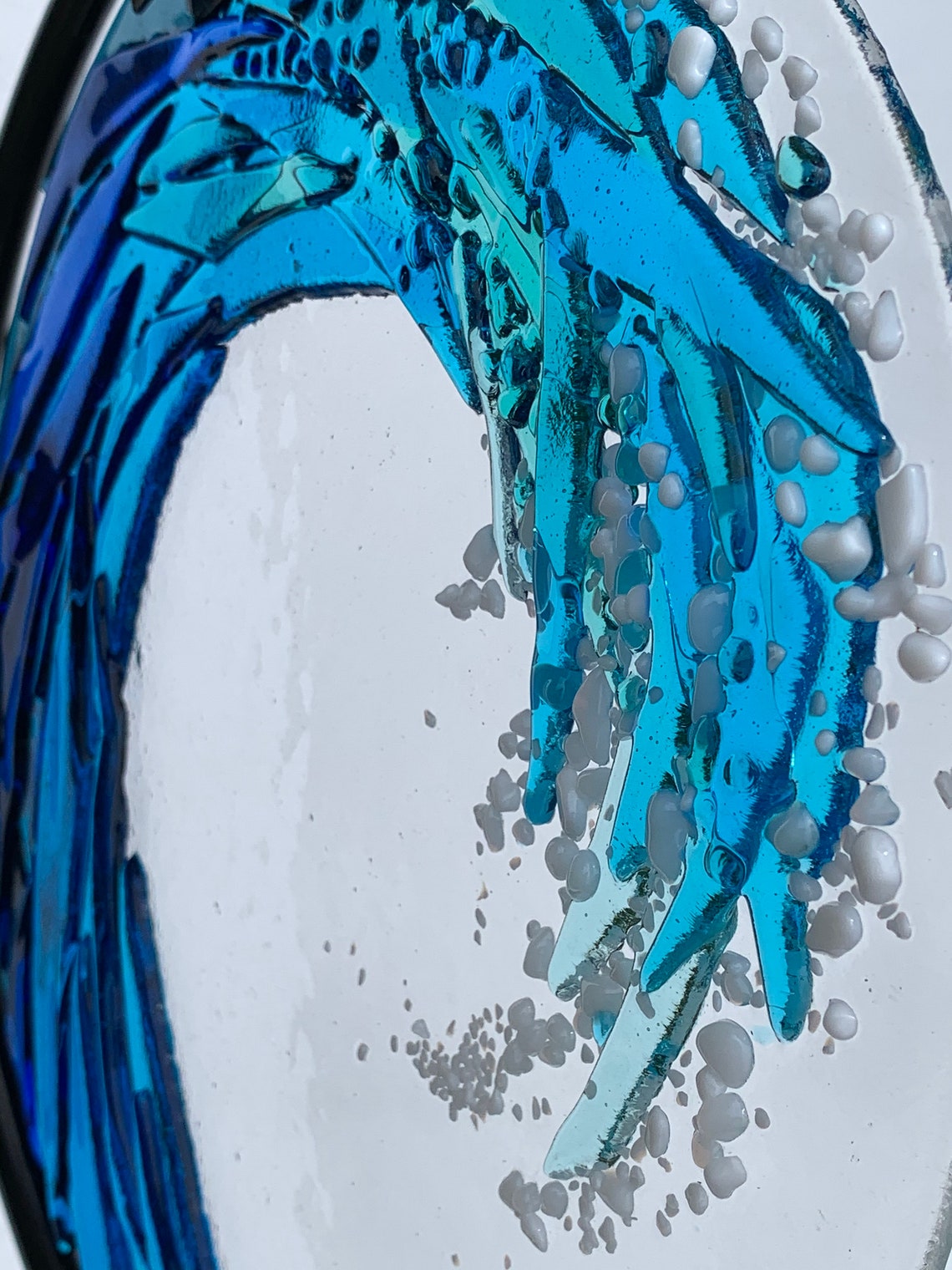 Glass Wave Stand Art | Etsy