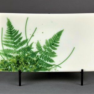 Fern Glass Platter - Etsy