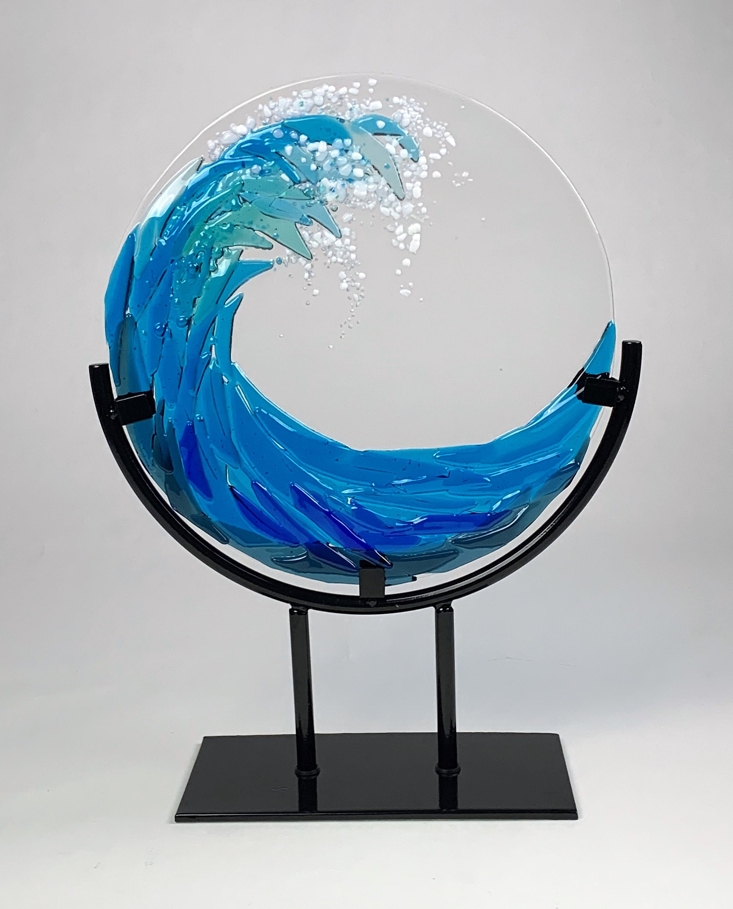 Glass Wave Stand Art - Etsy