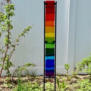 Flowing Glass Garden Art - Large - Etsy