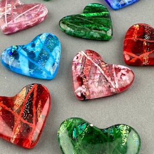 Cast Glass Pocket Heart - Etsy