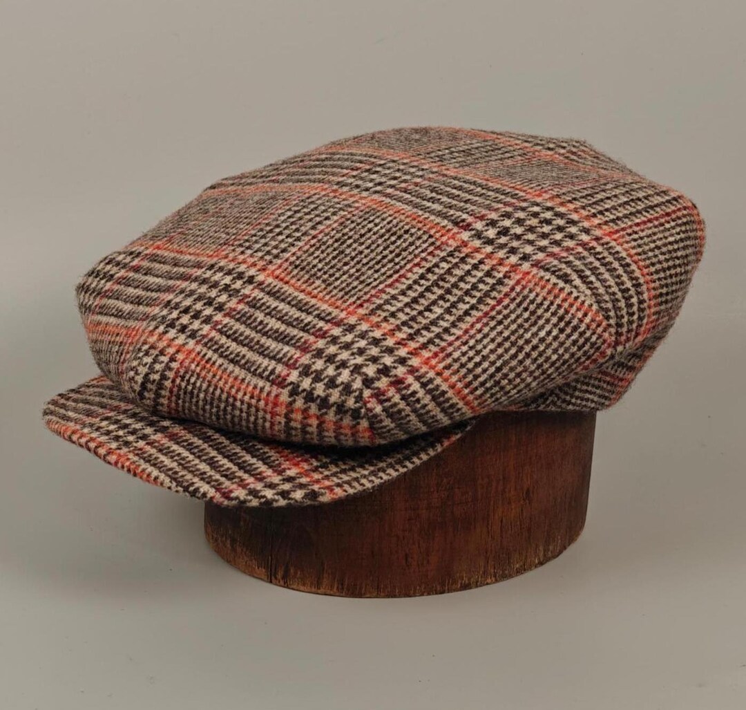 ON SALE! - One Piece Crown Cap - Fox Brothers Tweed - Size 7 3/8 - Etsy