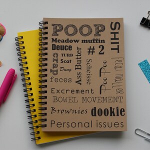 Poop...personal Issues 5 X 7 Journal - Etsy