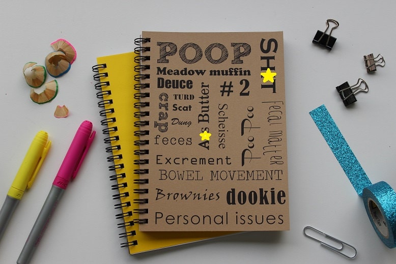 Poop...Personal Issues 5 x 7 journal | Etsy