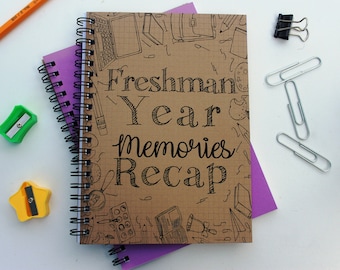 Senior Year Memories Recap 5 X 7 Journal | Etsy
