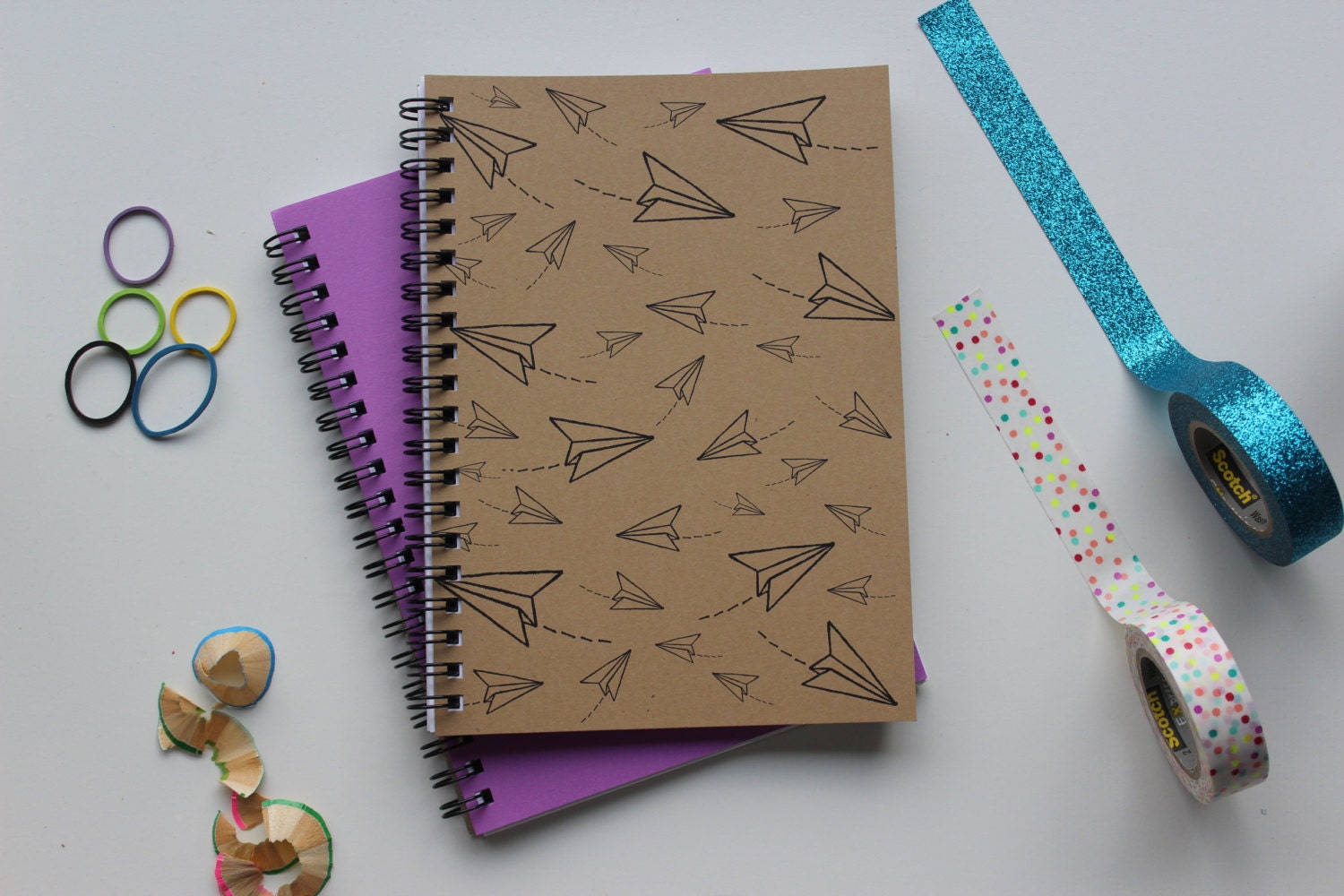 Multi Paper Airplane 5 X 7 Journal | Etsy