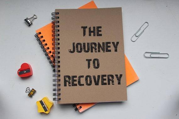 The Journey to Recovery 5 X 7 Journal - Etsy