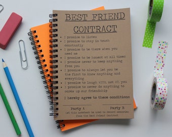 Best Friend Journal | Etsy