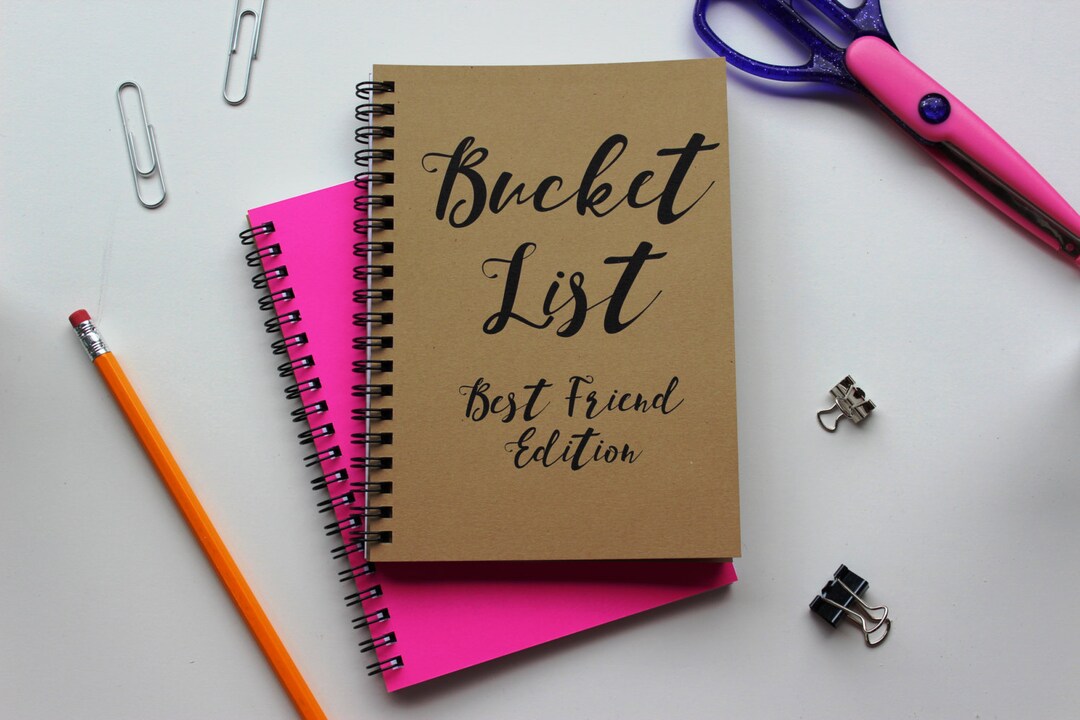 BEST FRIEND EDITION - Bucket List- 5 X 7 Journal - Etsy