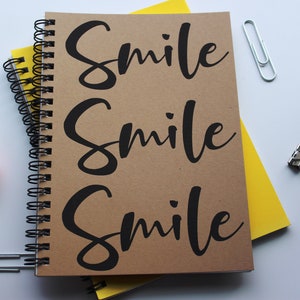 Smile Smile Smile 5 X 7 Journal - Etsy