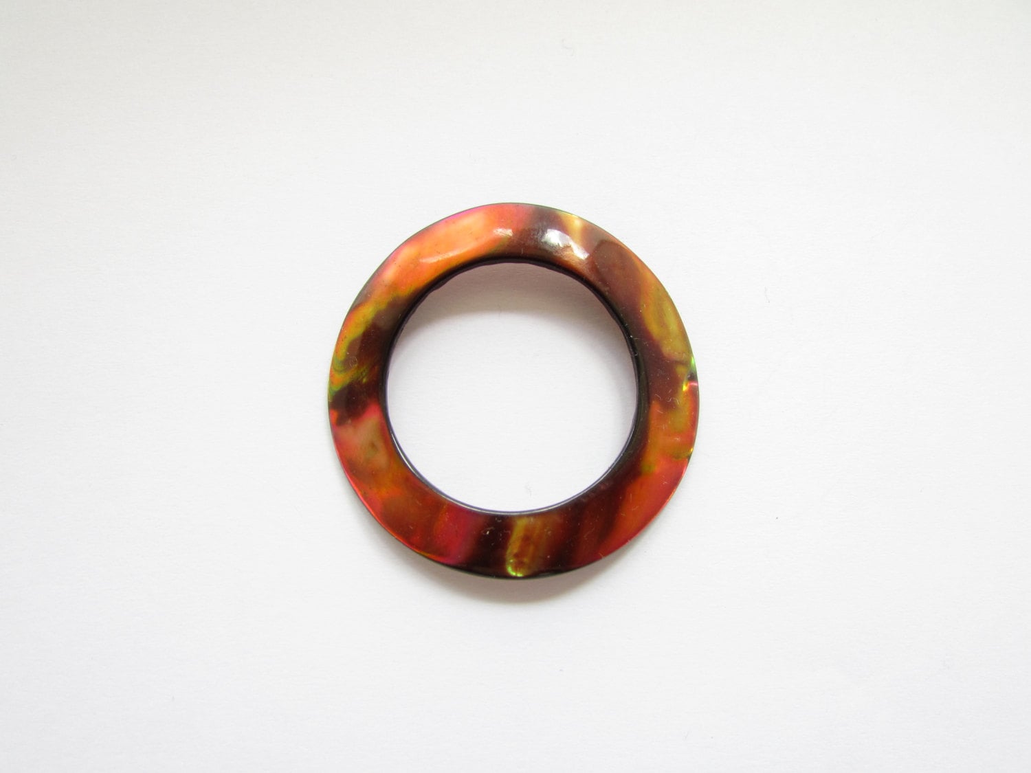 Vintage Scarf Ring Mother of Pearl Ring Art Deco Old Shop - Etsy