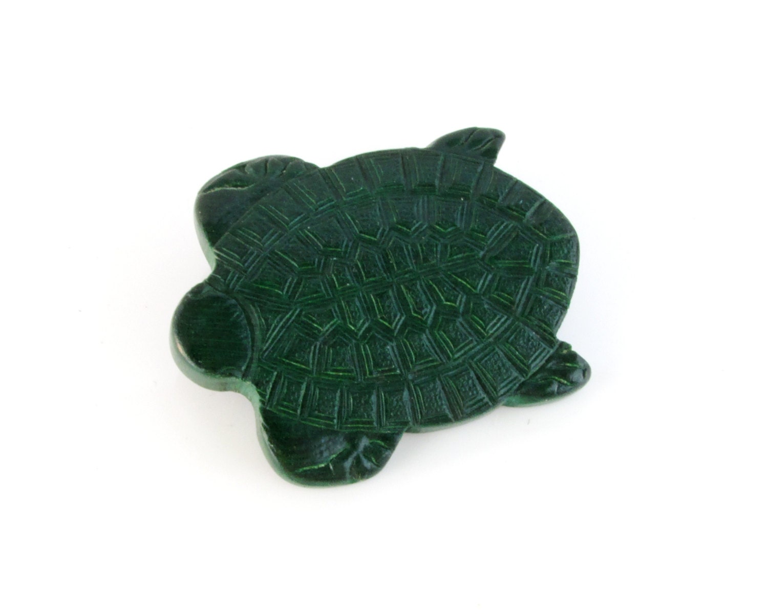 Vintage Wood Button Turtle Shaped Painted Wood - Etsy