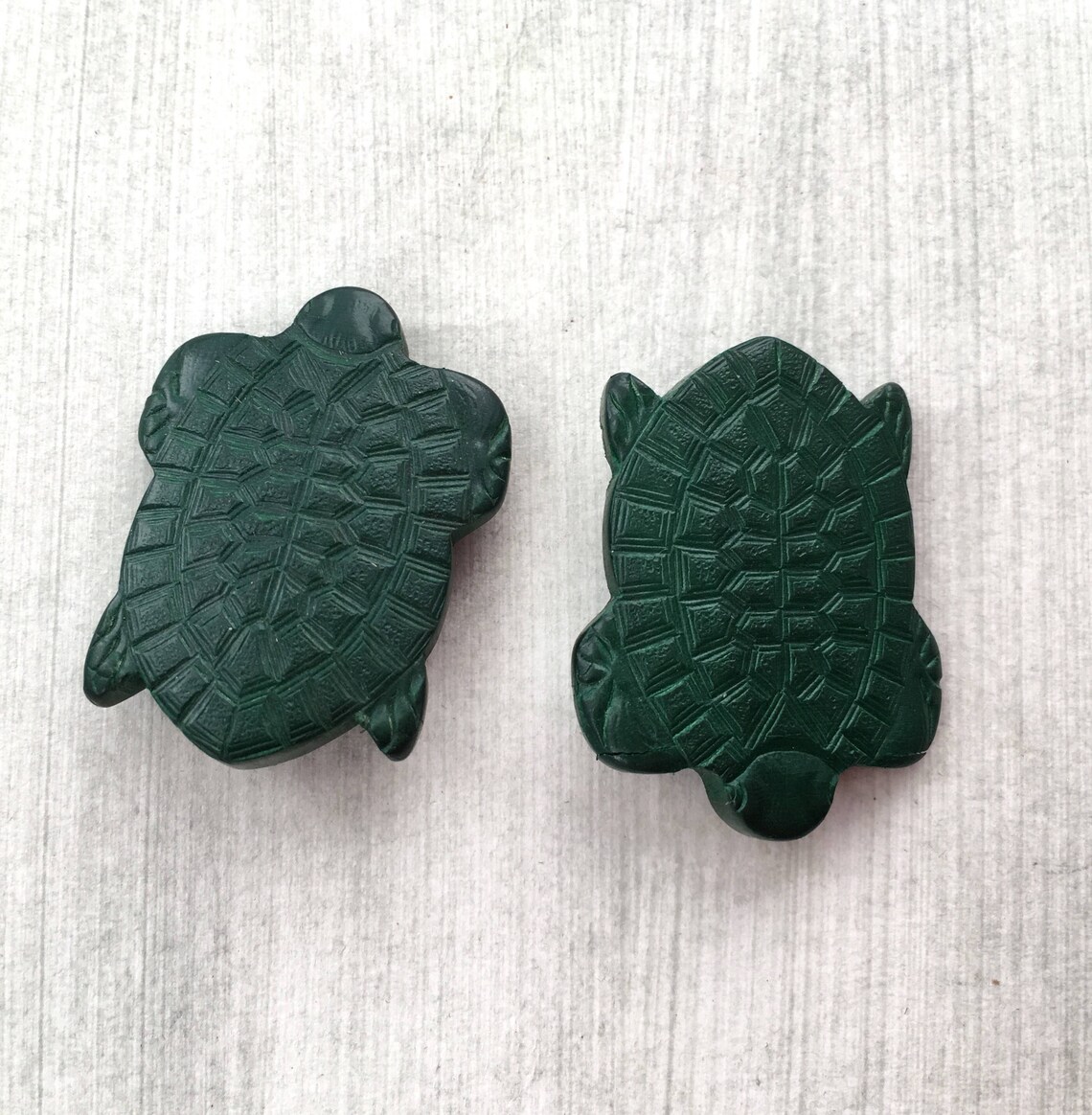 Vintage Wood Button Turtle Shaped Painted Wood - Etsy