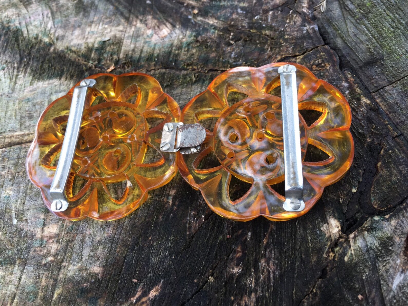 Bakelite Buckle Apple Juice Bakelite Bakelite Jewelry - Etsy