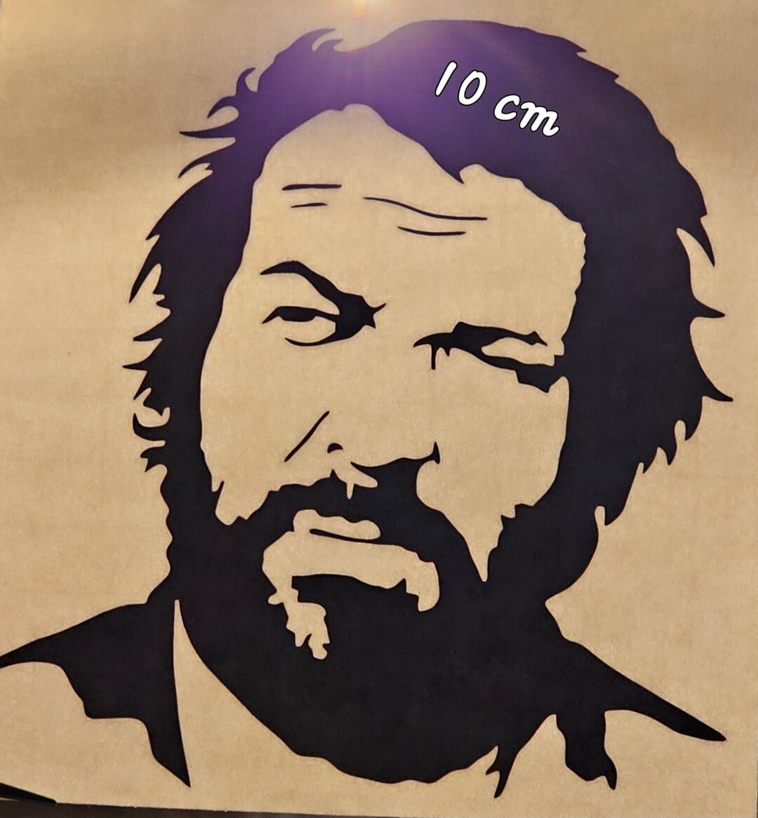 Bud Spencer, 10 Cm, Vintage Sticker, Car Sticker, for All Smooth ...