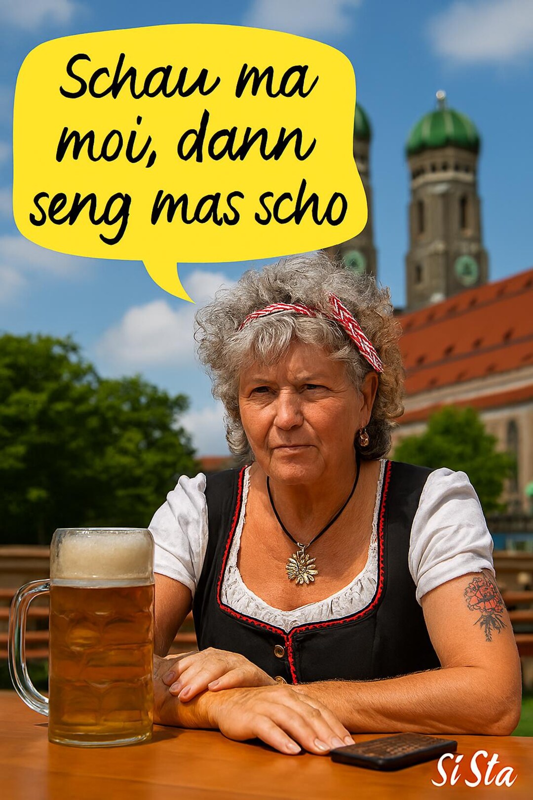 Die Bayerische Grantlerin – Klartext mit Charme, - von einer Serie von ...