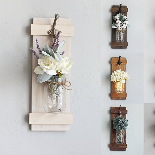 Mason Jar Wall Decor - Etsy