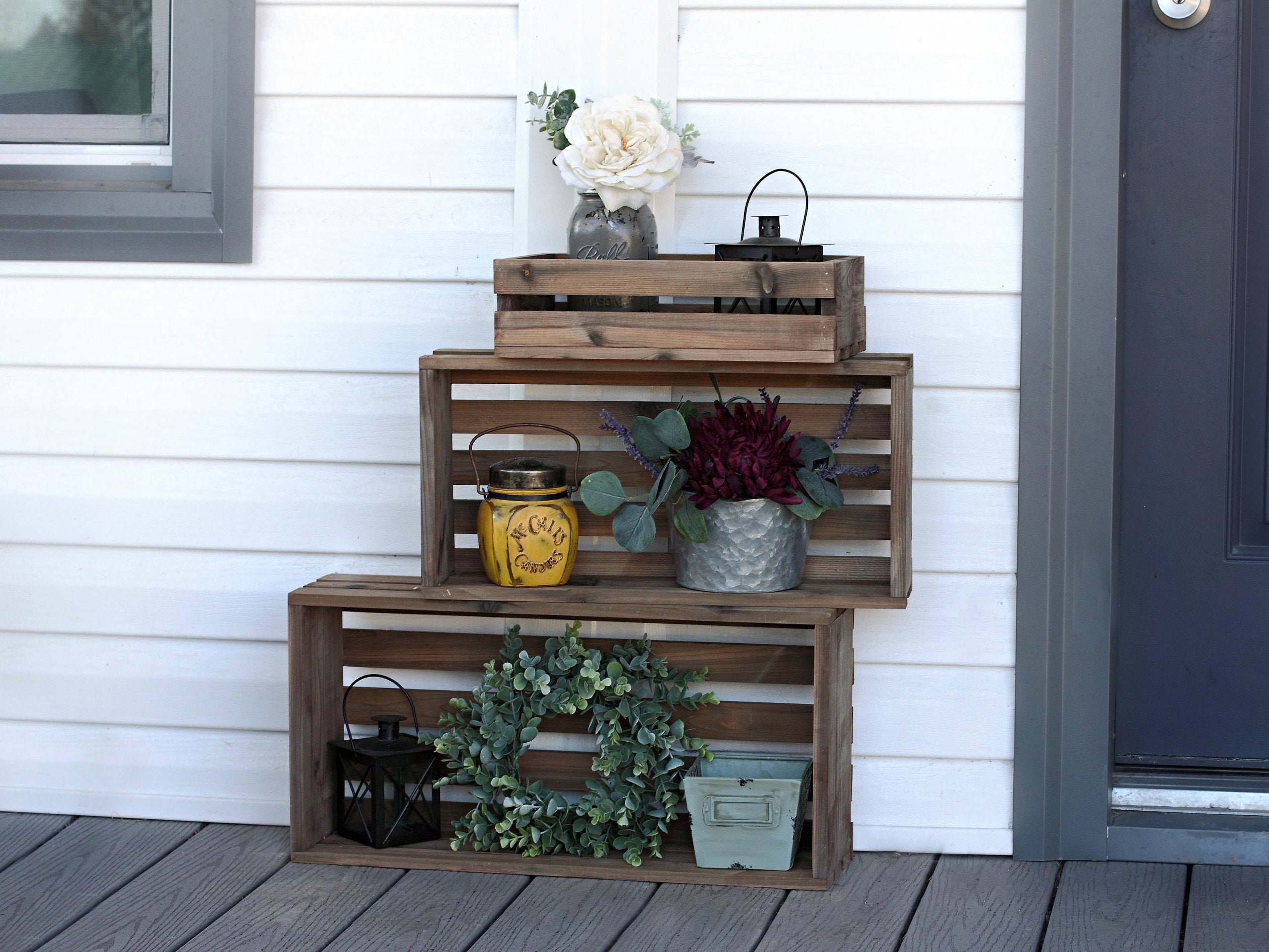 Wood Crate Decorating Ideas