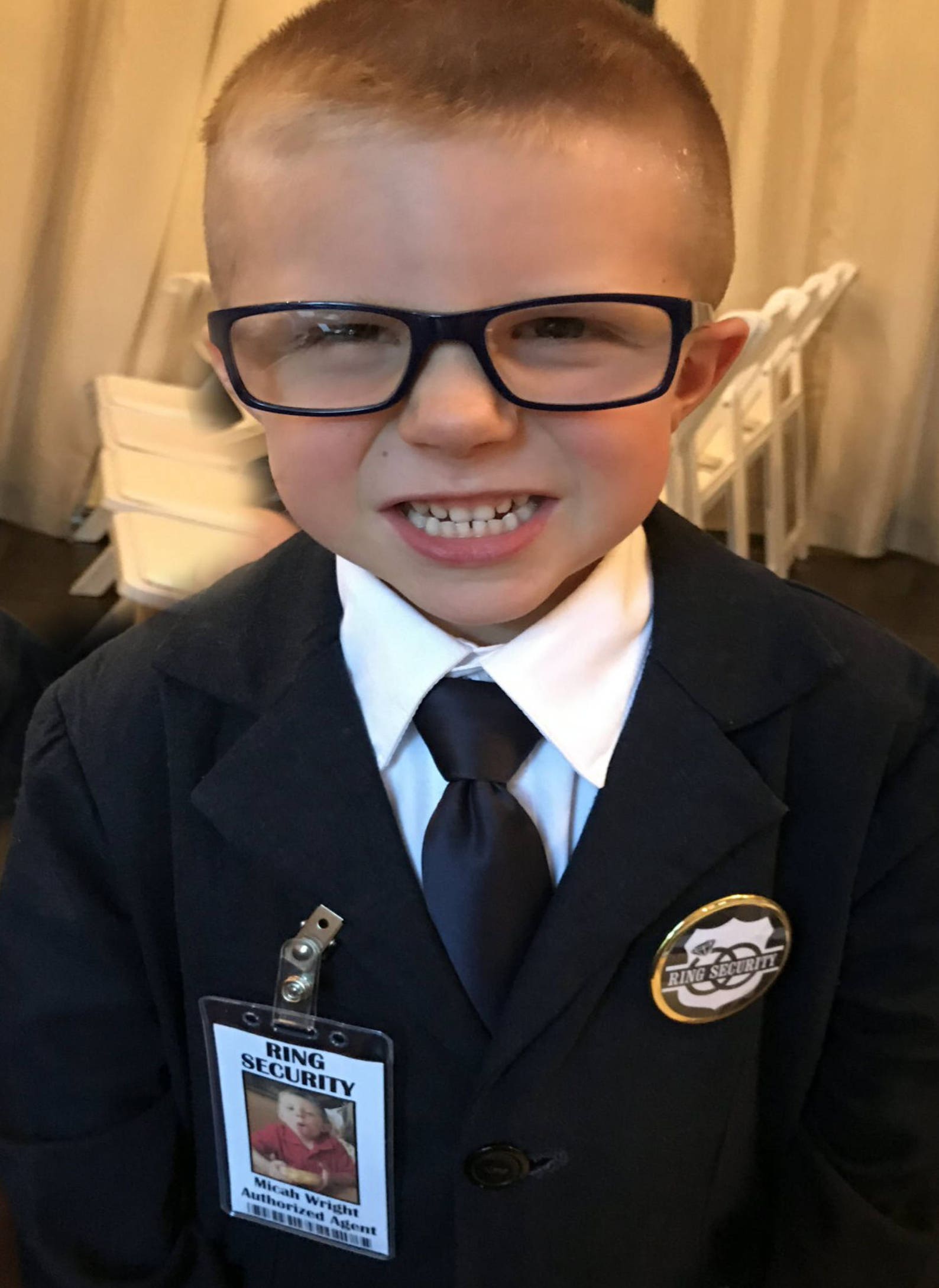 Ring Security Button Ring Bearer for Weddings and Rehearsal - Etsy