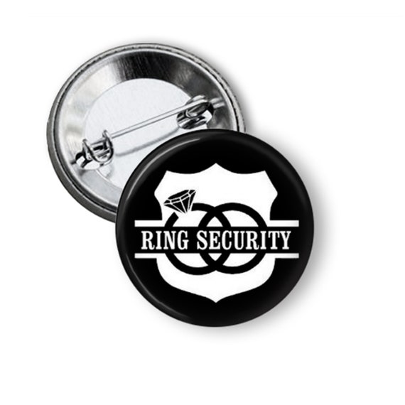 Ring Security Button Ring Bearer for Weddings and Rehearsal | Etsy