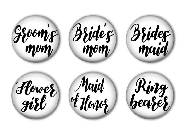 Bride Bachelorette Party Wedding Button Pin - Etsy