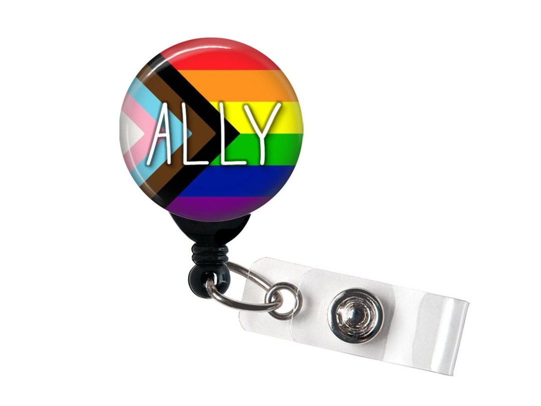 Gay LGBTQ Rainbow Pride Badge Reel - Etsy