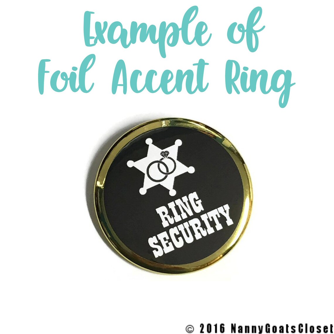 Ring Security Button Ring Bearer for Weddings and Rehearsal - Etsy
