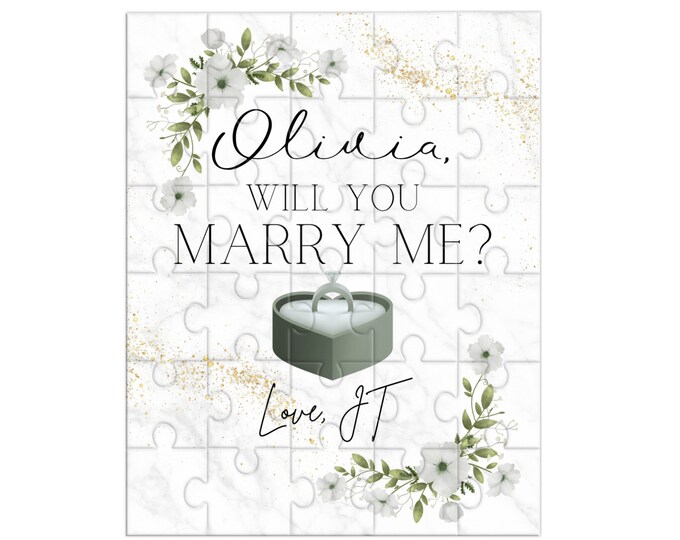 Proposal will You Marry Me Mini Puzzle Creative Surprise Proposal - Etsy